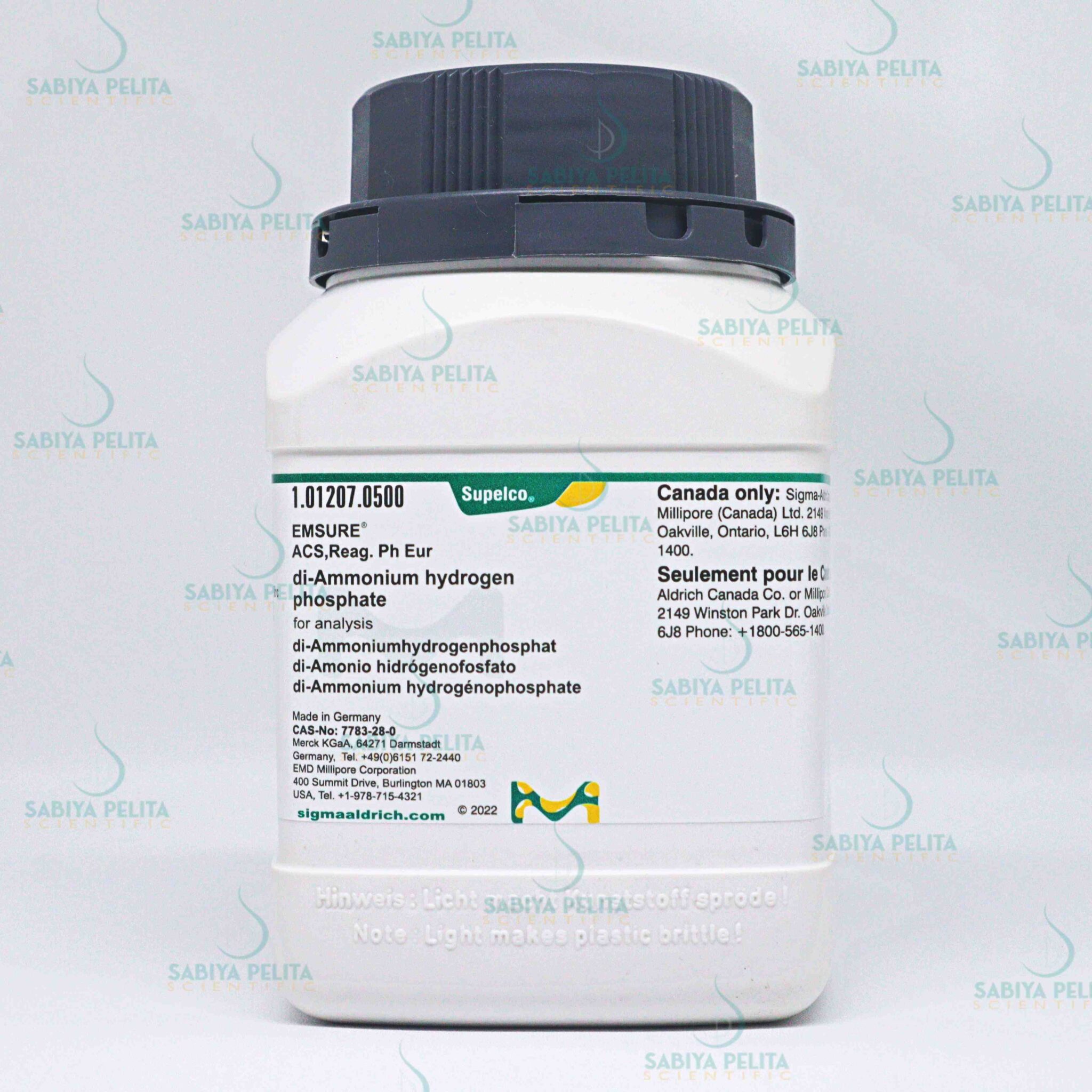 di-Ammonium hydrogen phosphate for analysis EMSURE® Merck 1.01207.0500 ...